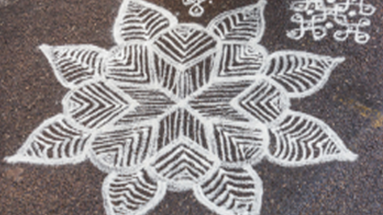 Rangoli Designs With Theme Go Green